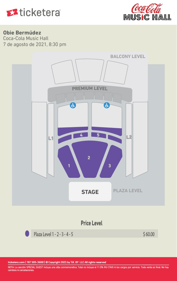 Seating Charts | Coca-Cola Music Hall